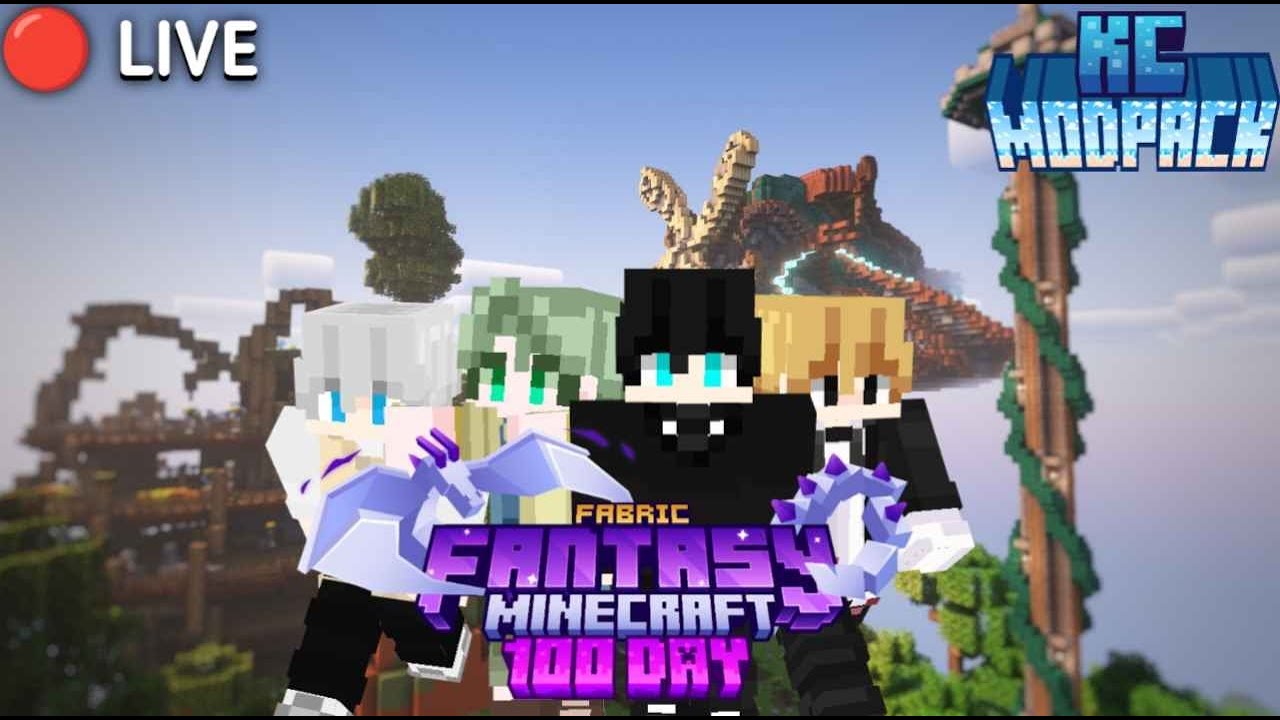【🔴Live 】Minecraft KC ModPack Fantasy MC 100 DAY | #2 โลกใบนี้มันชั่ง ...