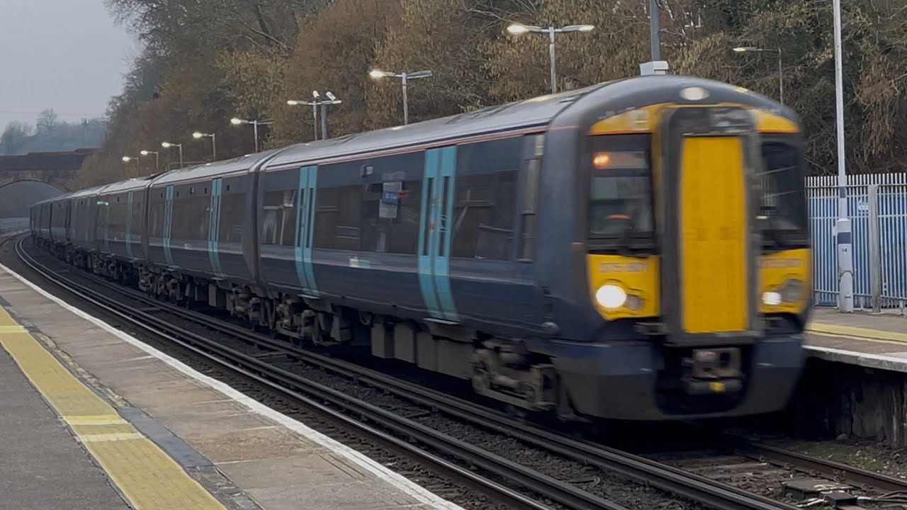 Southeastern Trains at Chelsfield Station & Dartford Kent - YouTube