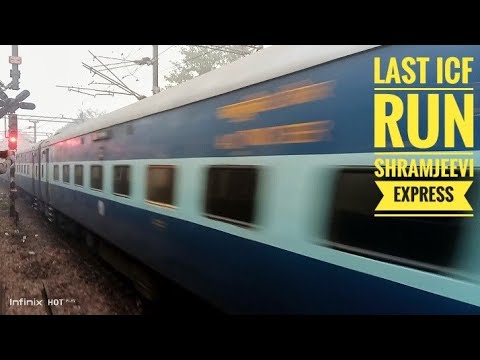 Last Run With ICF Blue💙 12391 Rajgir-Newdelhi Shramjeevi Express ...