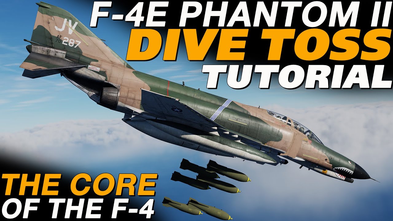 DCS F-4E Phantom II Dive Toss Munitions Delivery Tutorial! - YouTube
