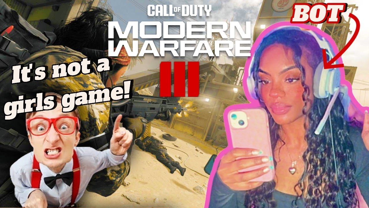 GIRL plays CALL OF DUTY for the first time... - YouTube