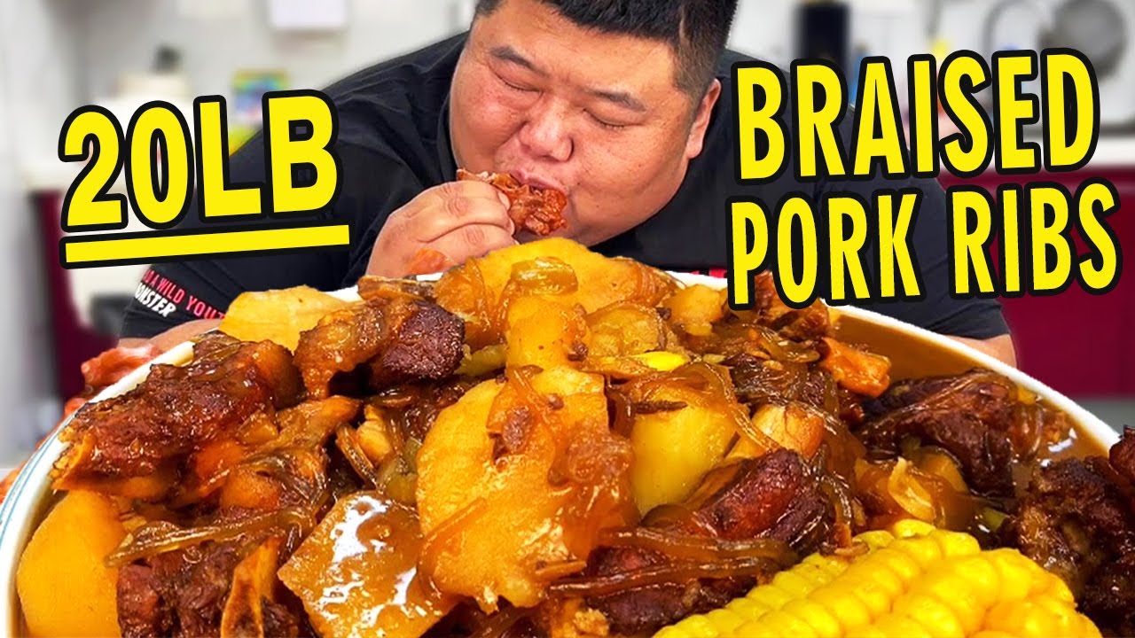 10 pounds of pork ribs stewed in a mess, Monkey Brother’s pork ribs ...