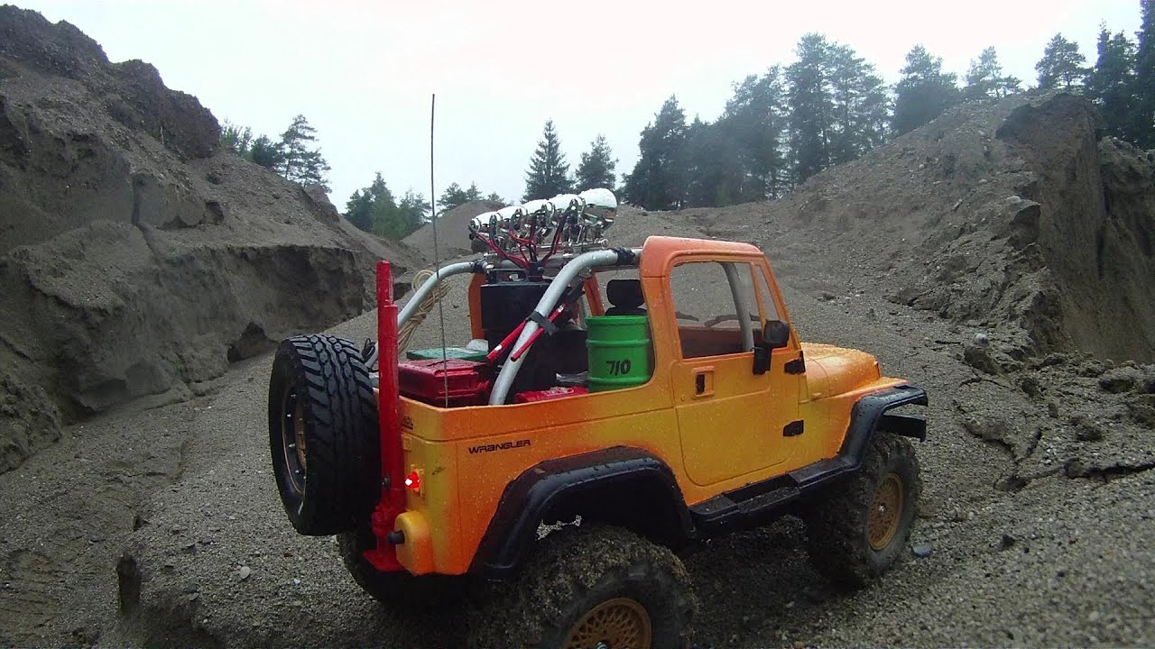 Tamiya CC01 Jeep Wrangler RC scale 4x4 - YouTube