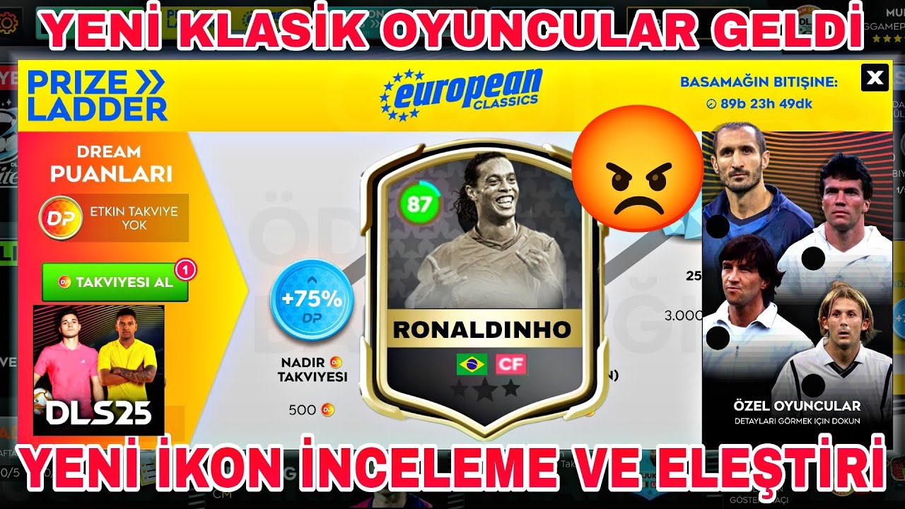 DLS 25'E YENİ İKON OYUNCULAR GELDİ! Pele Maradona Ronaldinho Gelecek mi ...