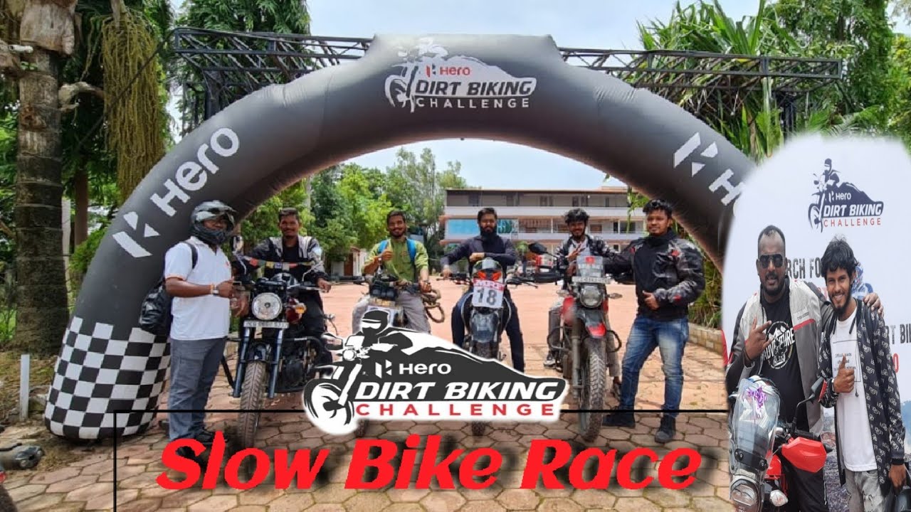 Hero Dirt Bike Challenge slow bike race In Raipur | Meet with ...