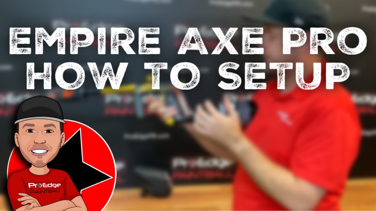 Empire Axe Pro Paintball Gun Setup - How To - YouTube