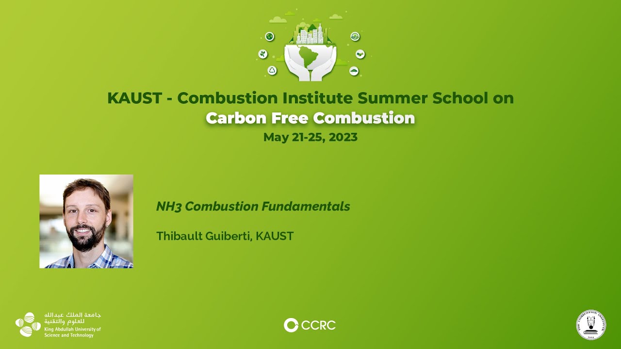 Thibault Guiberti: NH3 (Ammonia) combustion fundamentals - YouTube