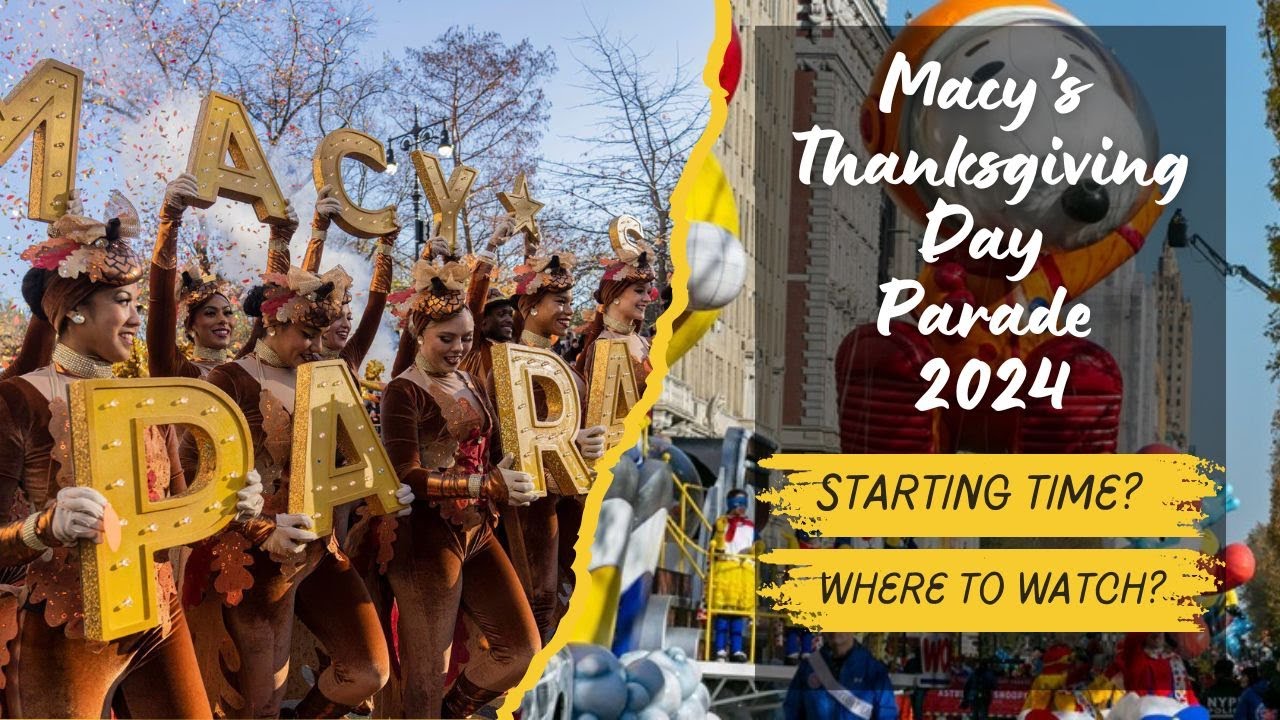 Macy’s Thanksgiving Day Parade 2024 - YouTube