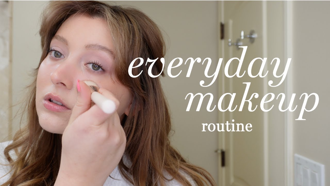 my everyday makeup routine 💕 simple dewy makeup + my fav products - YouTube