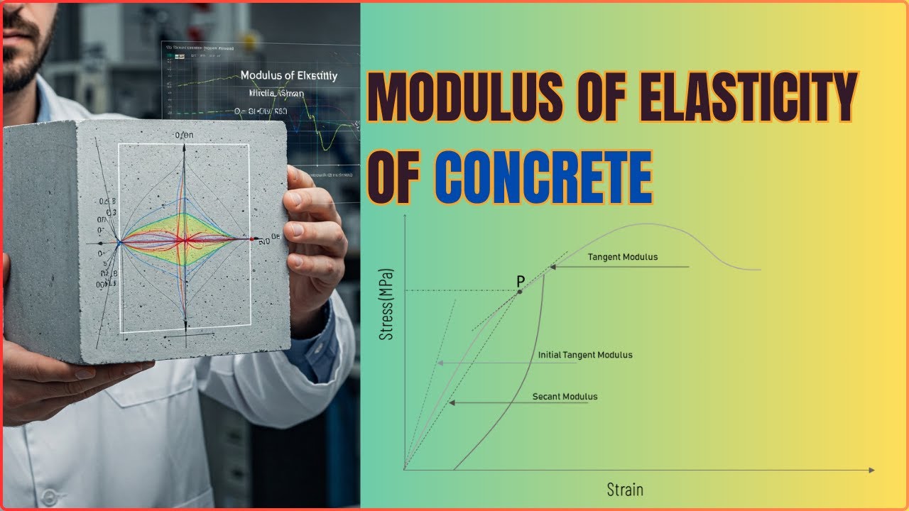 Determination of Elastic Modulus of Concrete | R.C.C Design #rccdesign ...