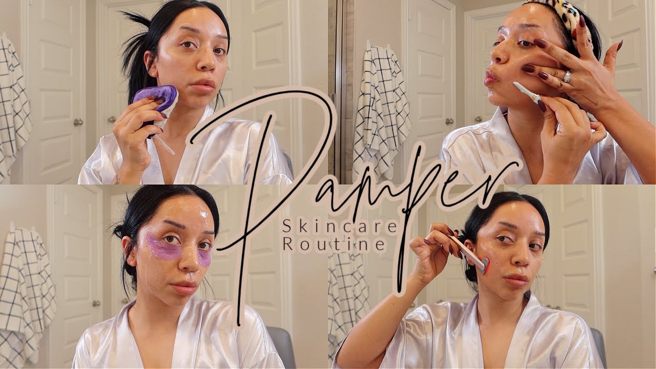 My Pamper Skincare Routine | At Home Spa Treatment - YouTube