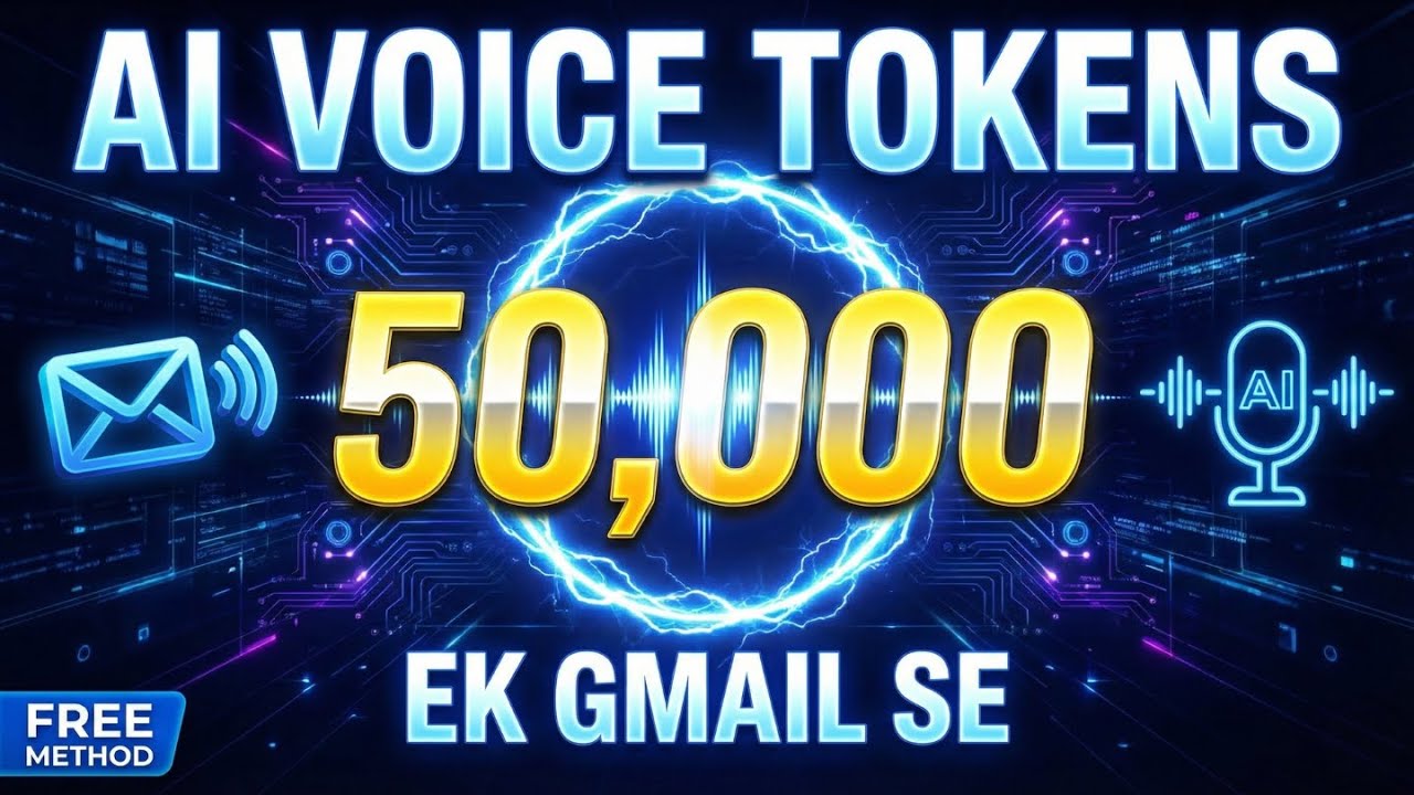 I Found a FREE METHOD to Get 50,000 Tokens using 1 Gmail - YouTube