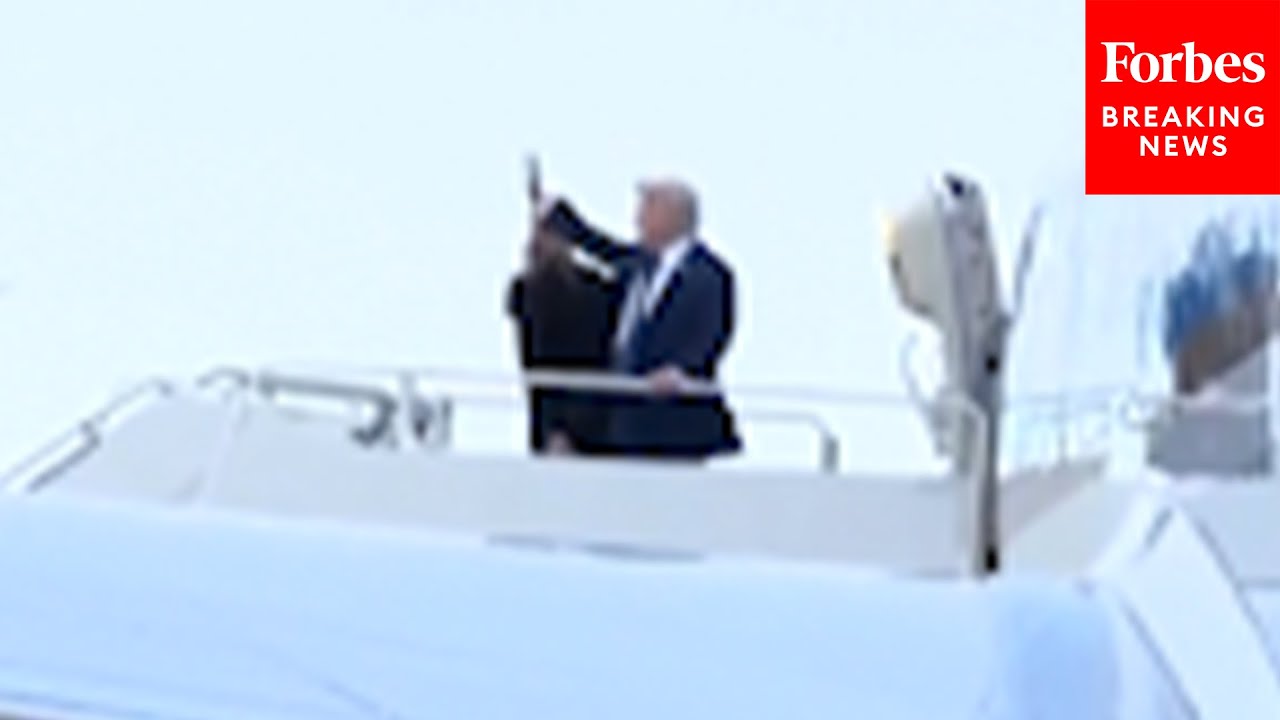 WATCH: President Trump And First Lady Melania Trump Depart From Rome ...