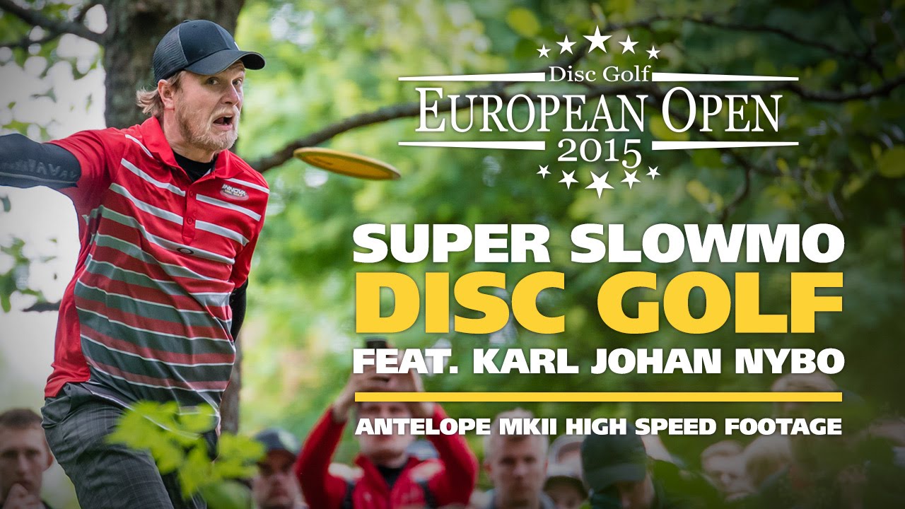 Disc Golf shots in Super Slow Motion (KJ Nybo) - YouTube