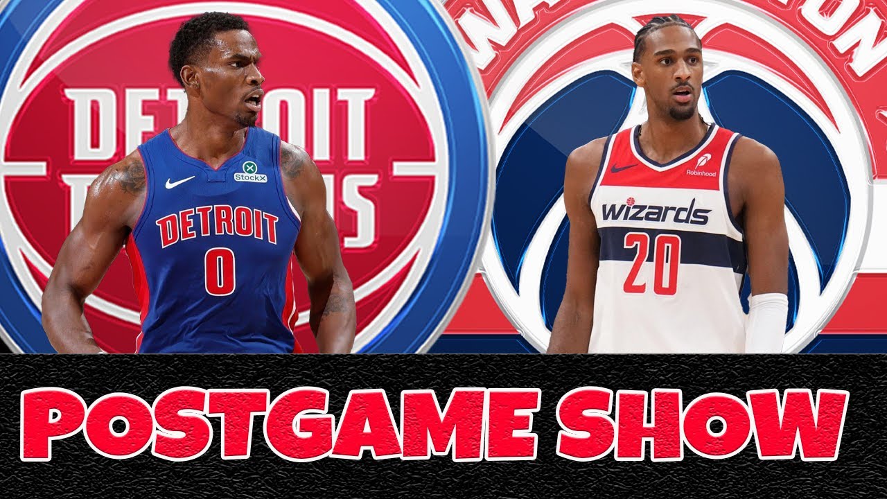 Detroit Pistons vs Washington Wizards Postgame Show - YouTube