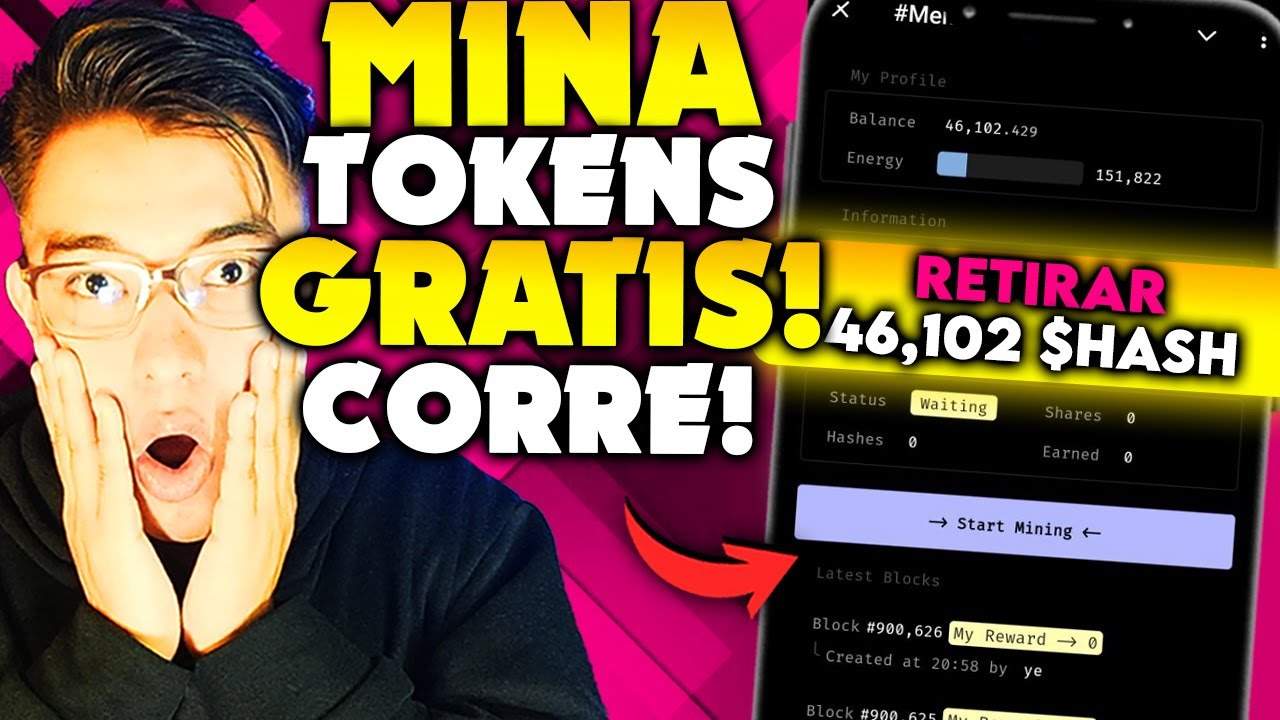 URGENTE!!!💥TIENES POCO TIEMPO PARA MINAR TOKENS GRATIS CON ESTA APP QUE ESTA PAGANDO 💥MEMHASH ...