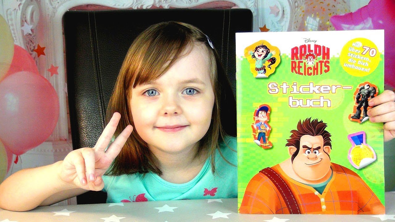 Ralph Sticker Buch. Ральф Обзор Обалденной Книги с Наклейками. История ...