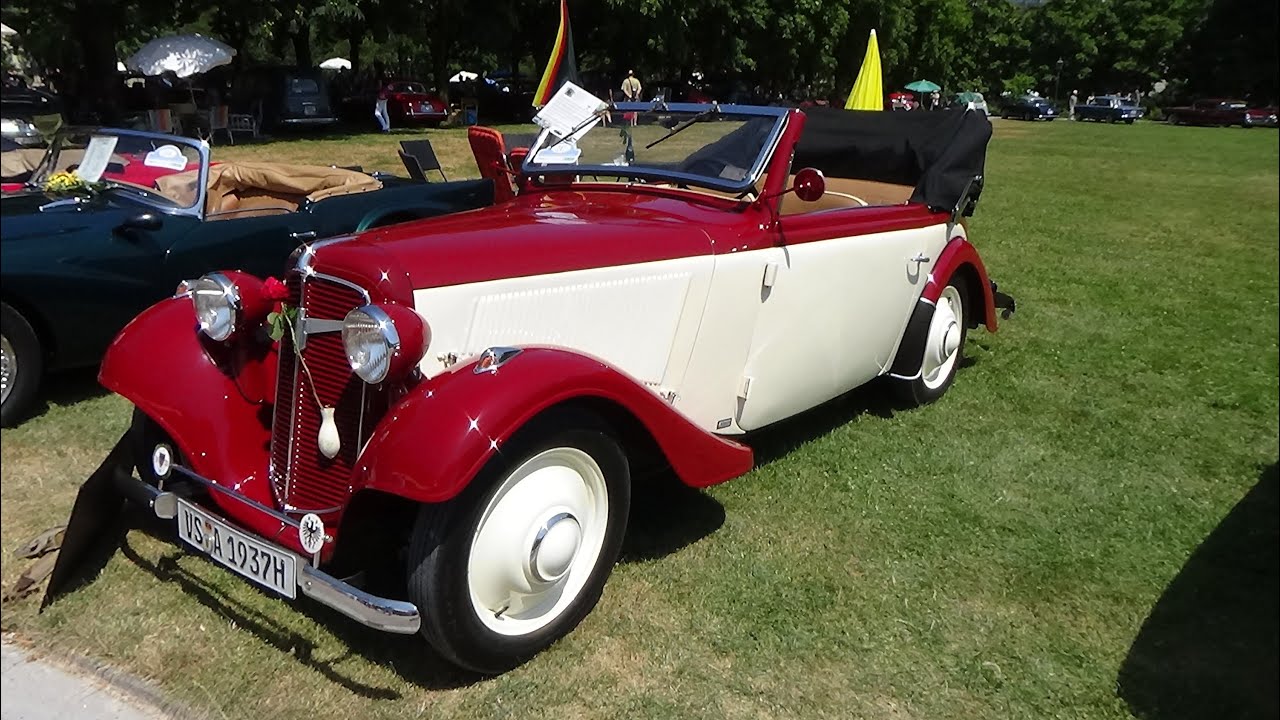 1937, Adler Trumpf Junior, Exterior and Interior, Oldtimer Meeting ...