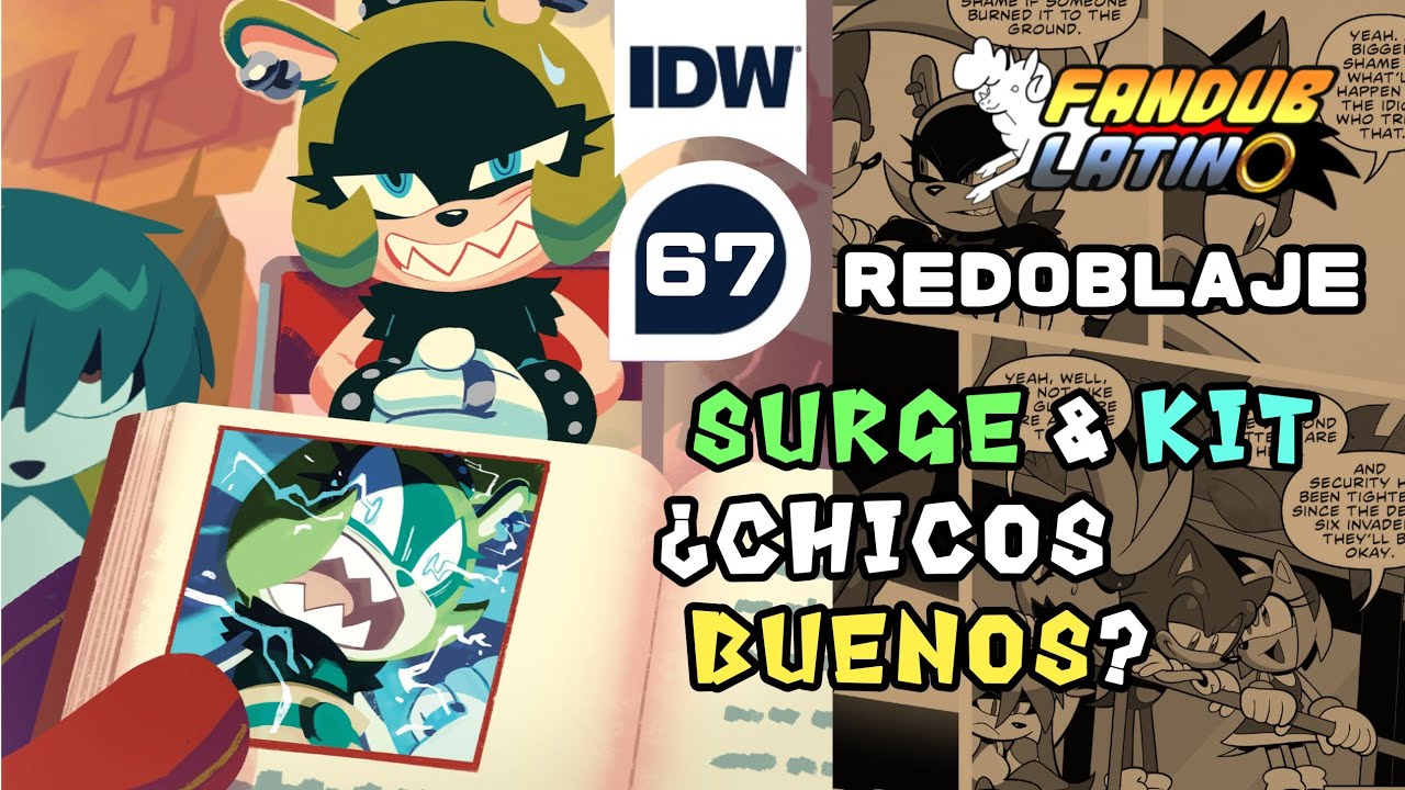 🌀 IDW Sonic: Video Comic #67 | Surge y Kit Buenos [Español Latino ...