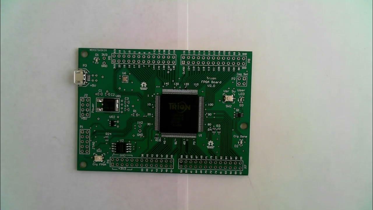 Trion T20 FPGA Board - YouTube