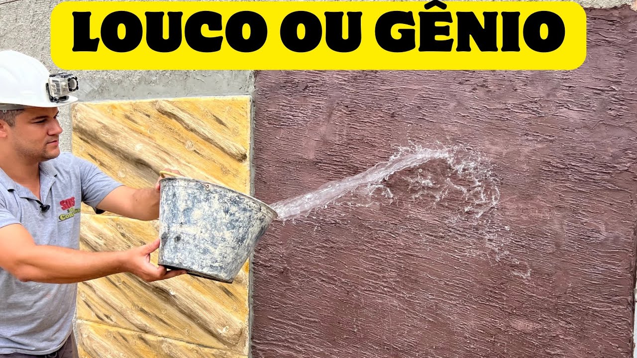 O MISERÁVEL É UM GÊNIO ADEUS UMIDADE OLHA O Q ELE FEZ NA PAREDE - YouTube
