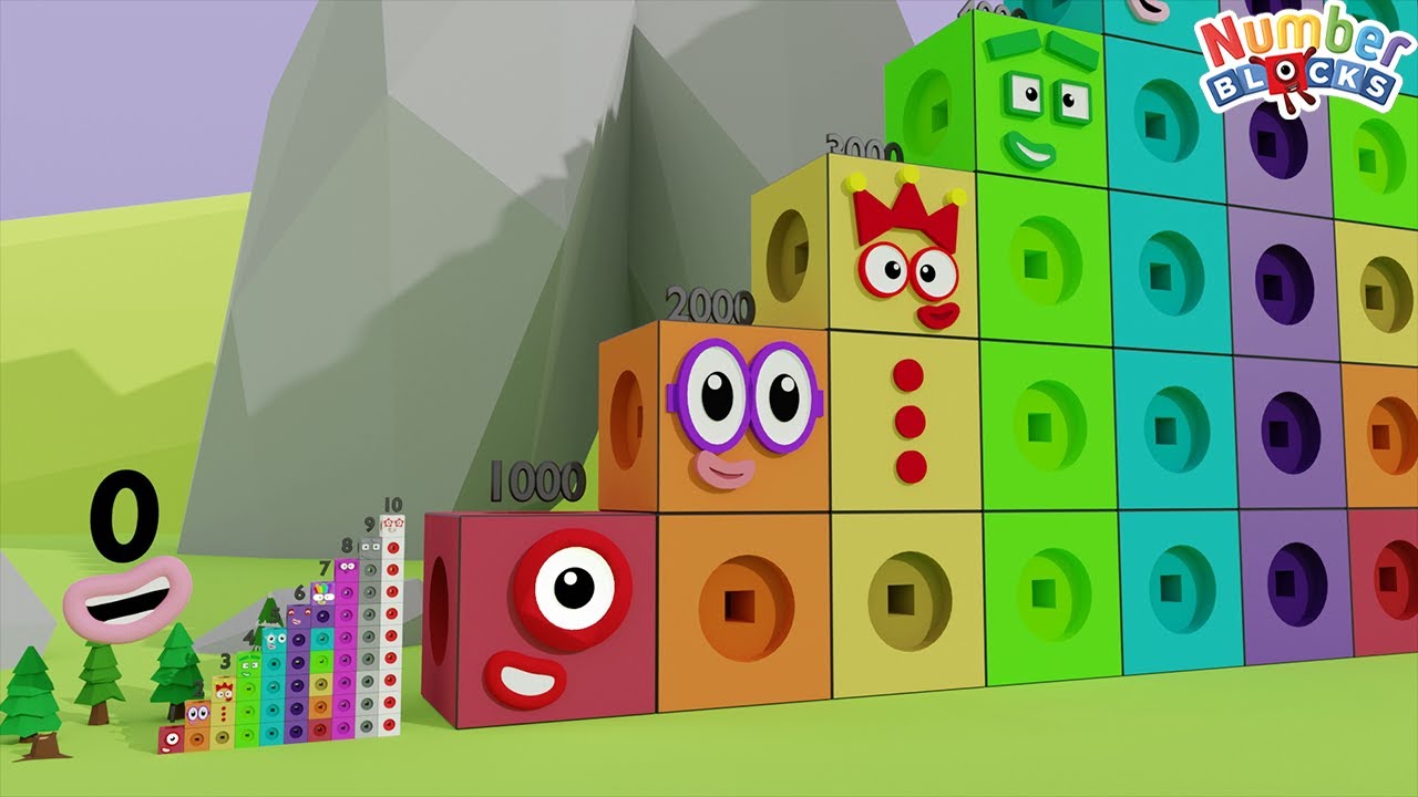 Numberblocks Mathlink Step Squad ZERO to 10 vs 1000 to 30,000 HUGE ...