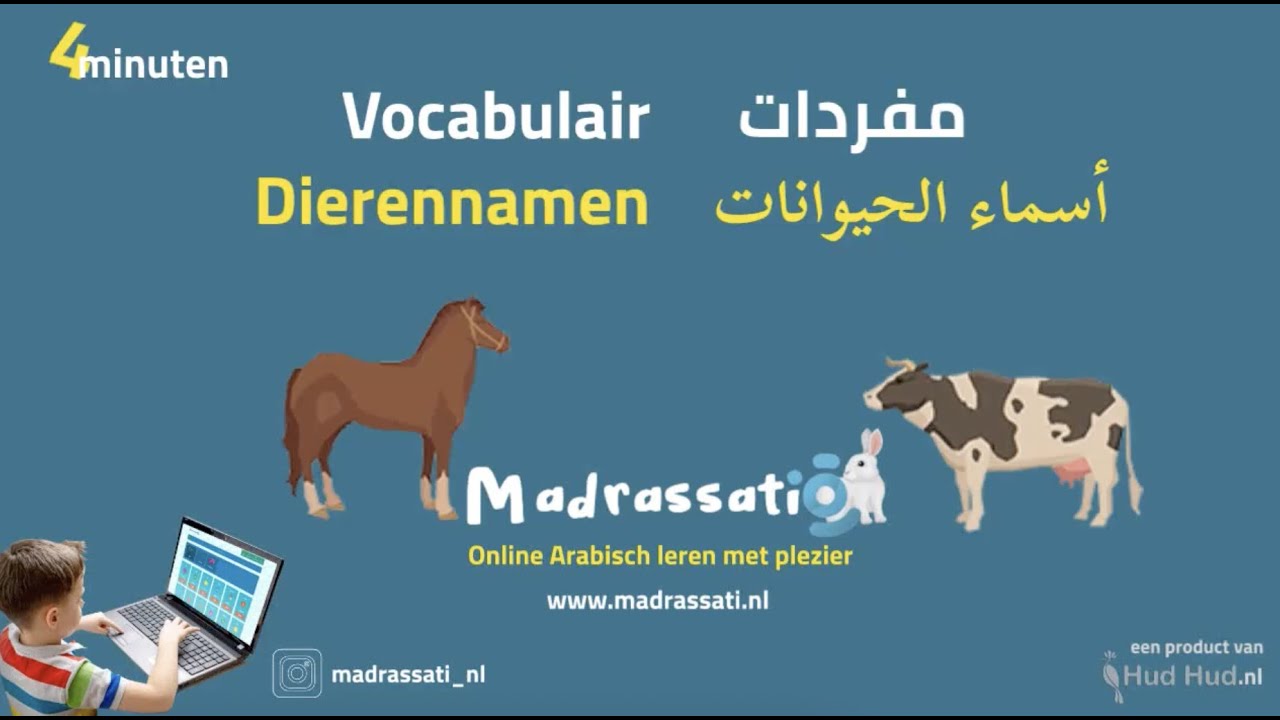 Les: Dierennamen | Arabisch leren - YouTube