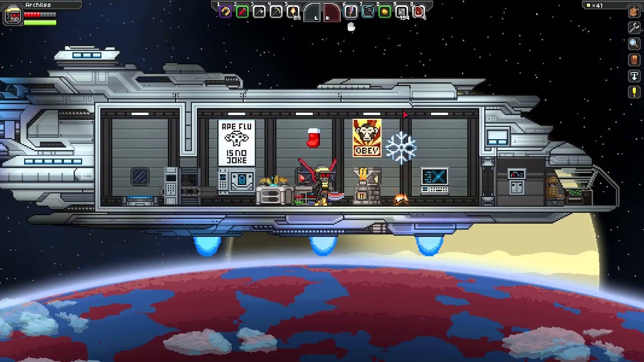 Starbound Part 5 Beautiful Planet - YouTube