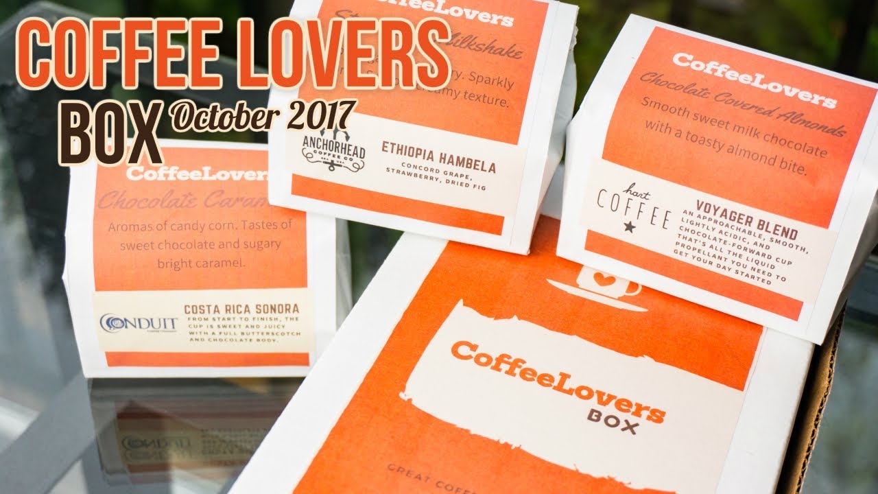 Coffee Lovers Box October/November - Featuring Costa Rica, Colombia ...