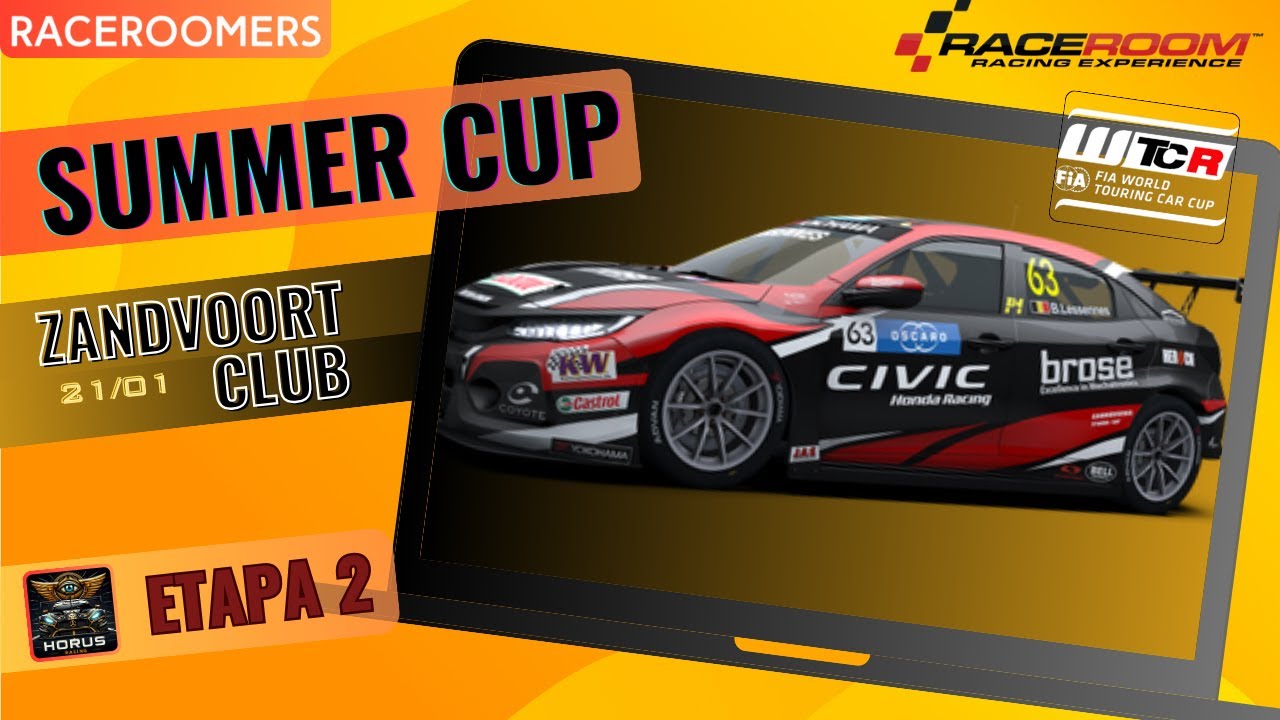 RACEROOM - SUMMER CUP - 4ª EDIÇÃO - ZANDVOORT CLUB - ETAPA 2- HONDA ...