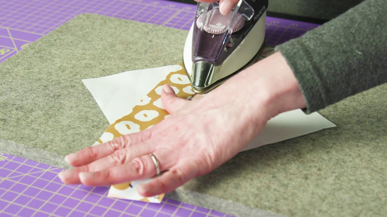 String Piecing On Foundation Paper - YouTube