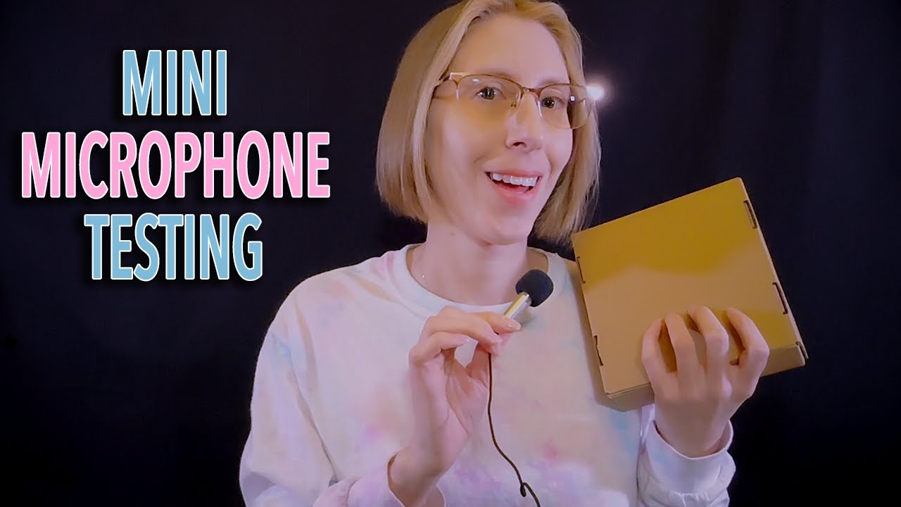 ASMR | Mini Mic Testing - whispering, tapping, scratching - YouTube