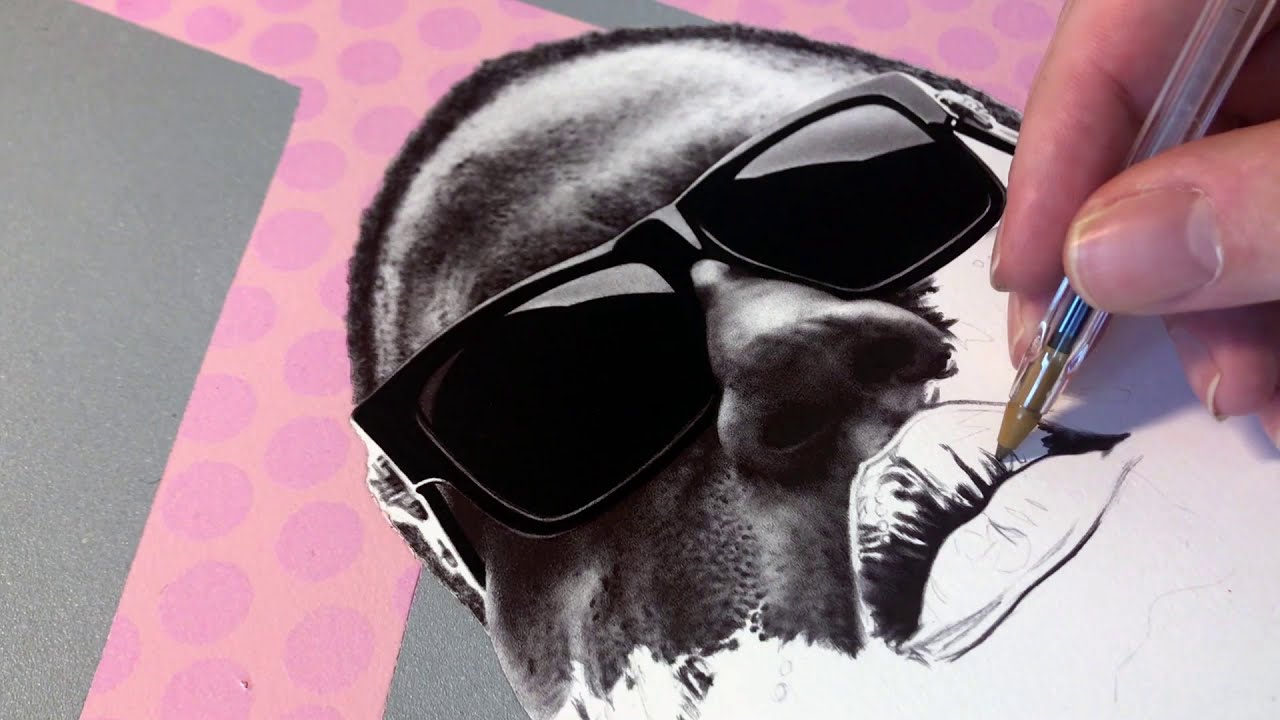 THE BIG BIRO BIGGIE! 300 Hour Pen Drawing! - YouTube