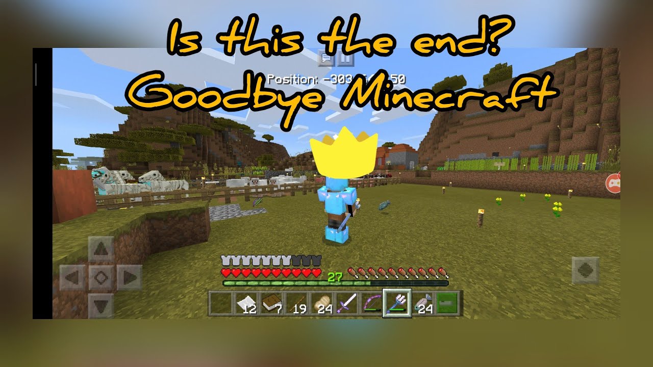 Farewell Minecraft?? 😭💔 - YouTube