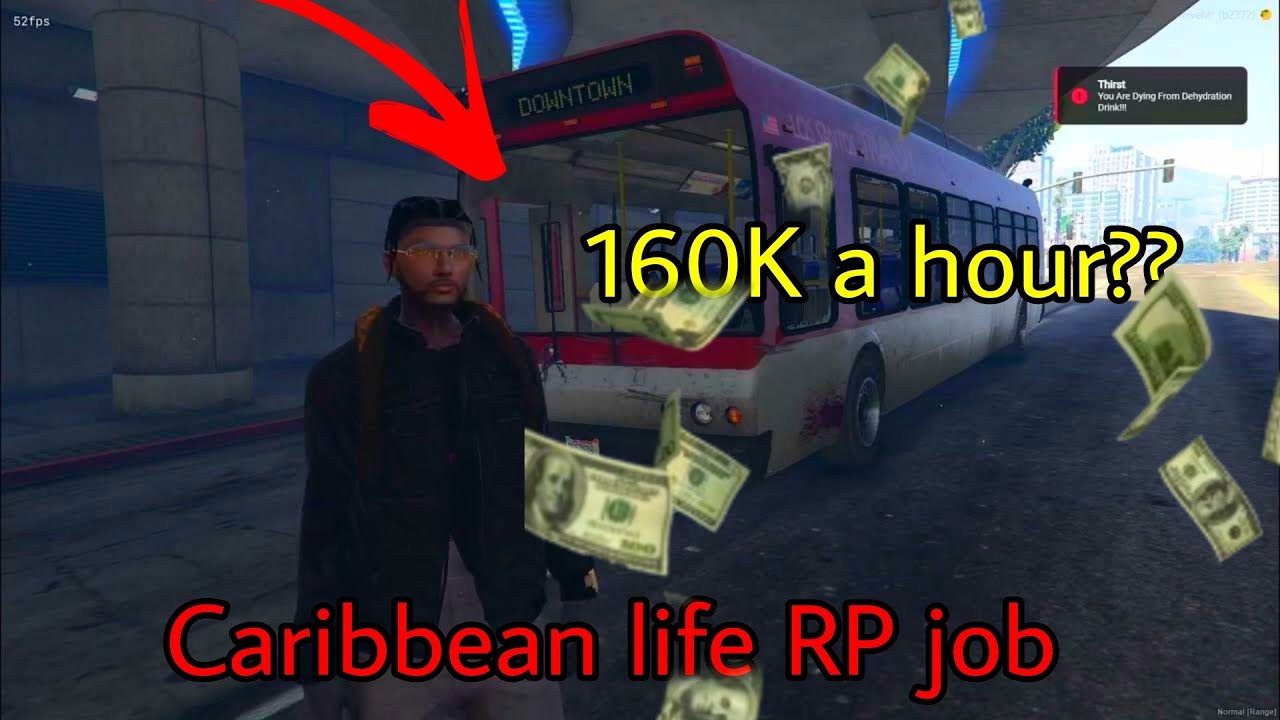 I DID EVER LEGAL JOB IN CARIBBEAN LIFE RP FOR A HOUR!!! - YouTube