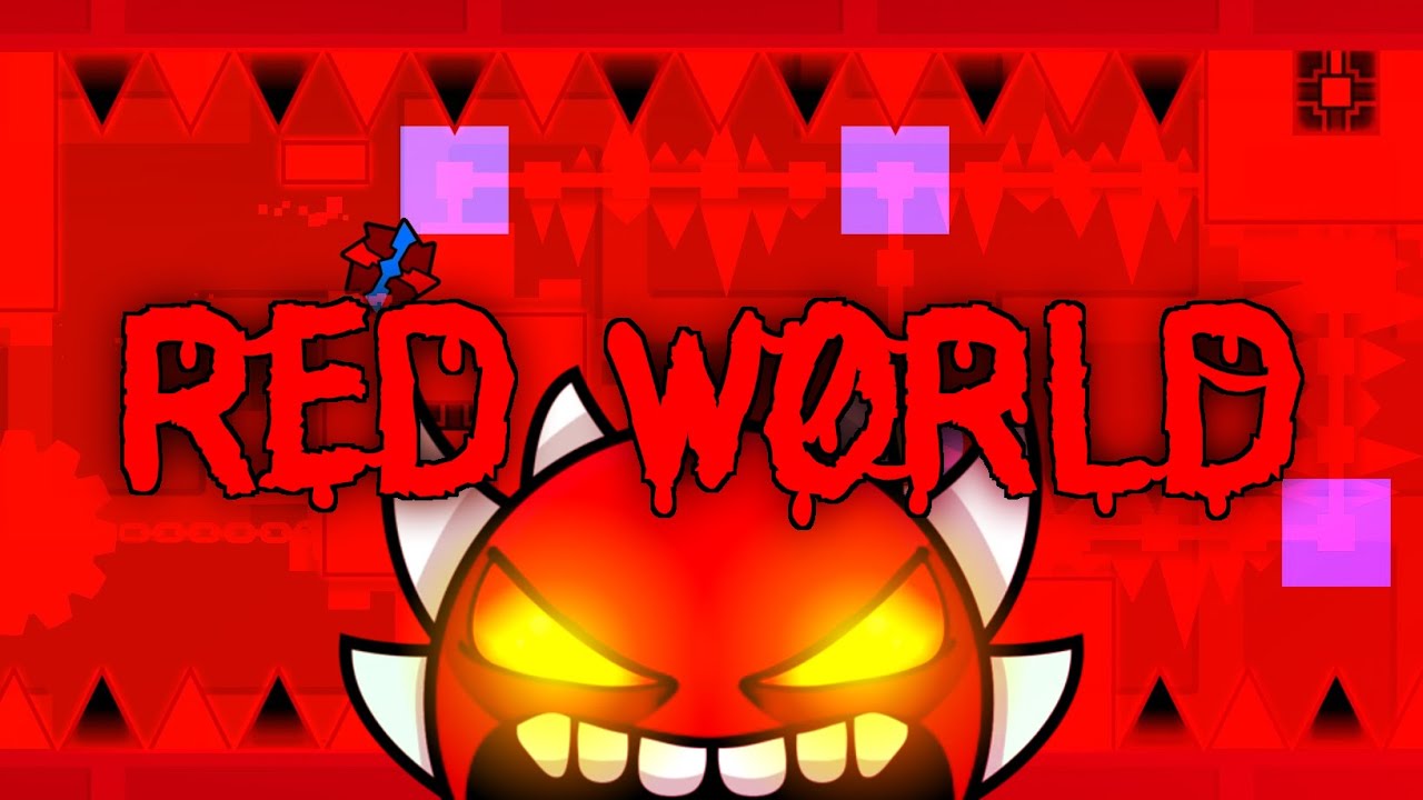 RED WORLD DAY 2 STREAM 1 // GEOMETRY DASH - YouTube