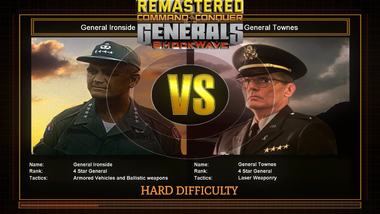 Armor General Challenge 4 (VS Laser) | Hard Difficulty | C&C Generals ...