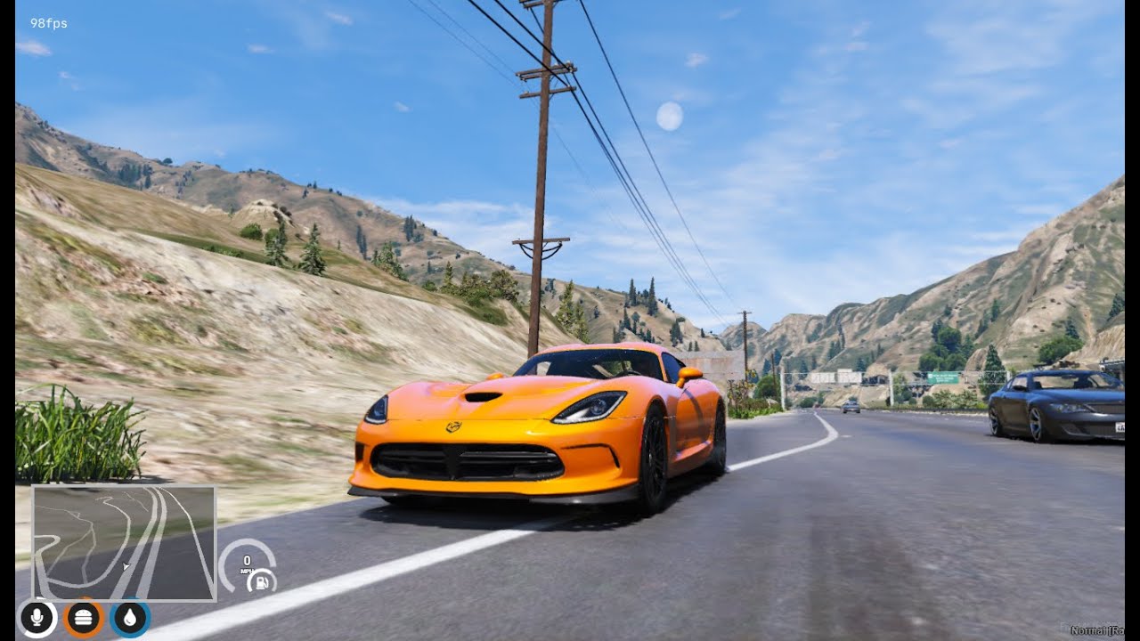 Dodge Viper SRT addon fivem gta5 - YouTube