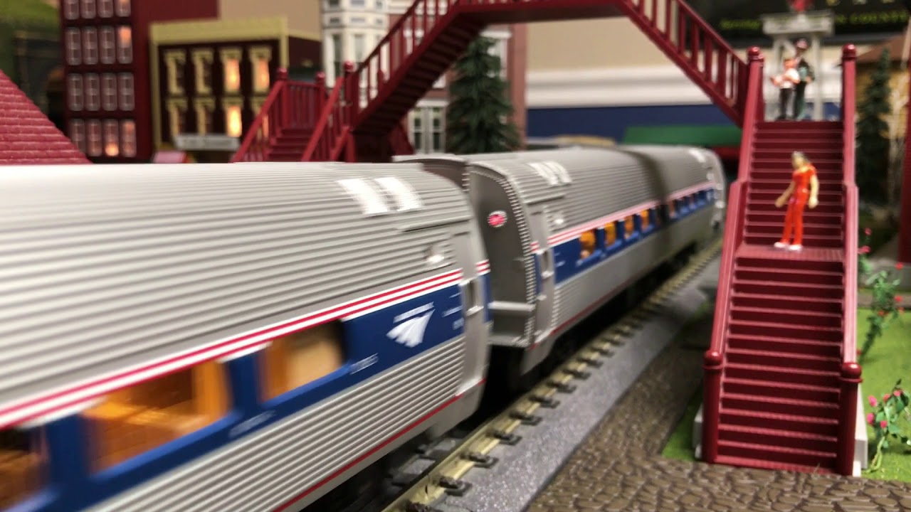 MTH Premier Amtrak Amfleets 2017 Review - YouTube