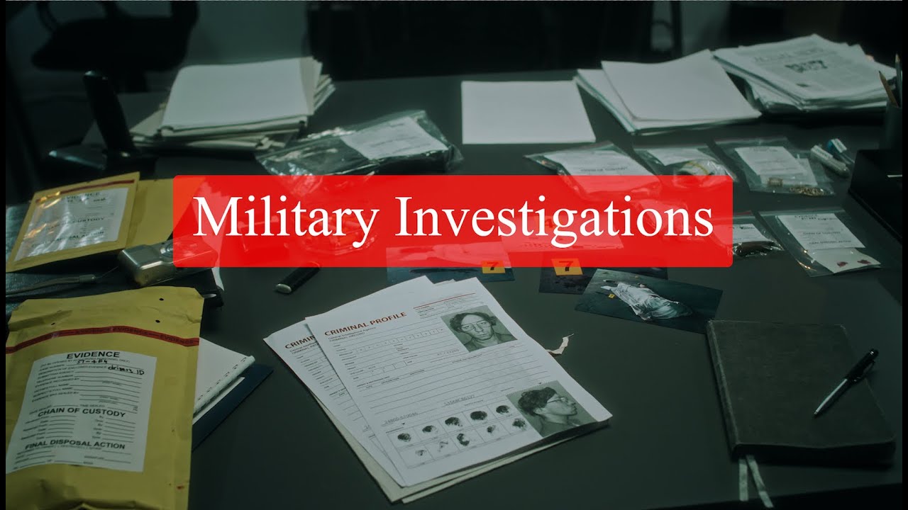 Military Investigations - UCMJ Attorney - YouTube