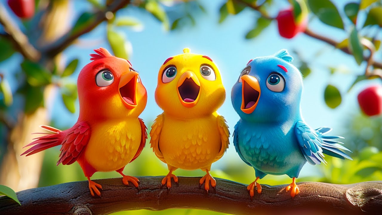 Chú Chim Non Dễ Thương 🐦 Nhạc Thiếu Nhi - Hoạt Hình Thiếu Nhi Vui Nhộn ...