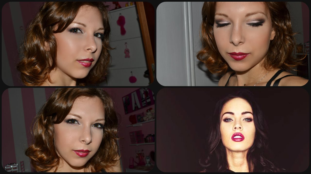 Megan Fox inspired makeup tutorial ~ Coll. ChiaraMakeUPassion - YouTube