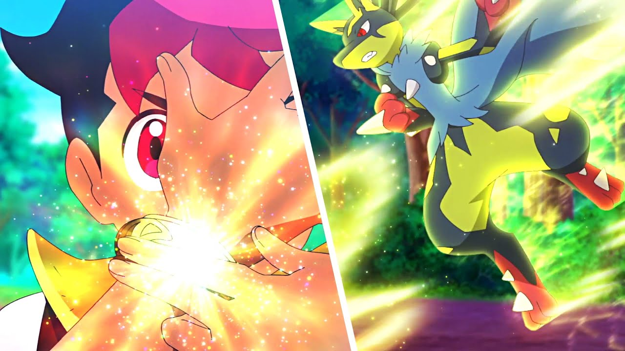 Roy's Shiny Mega Lucario & More - Pokemon Horizons AMV - YouTube