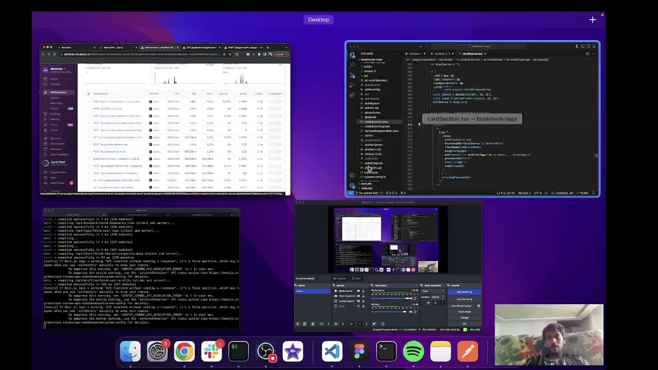 Checking api stats | Bookmark app | Building app using Next js, Typescript and Supabase - YouTube
