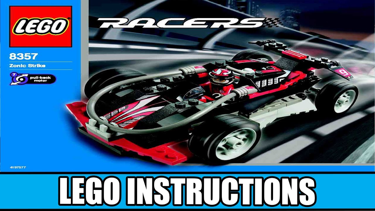 LEGO 8357 Instructions - Drome Racers - Zonic Strike - Racers - YouTube