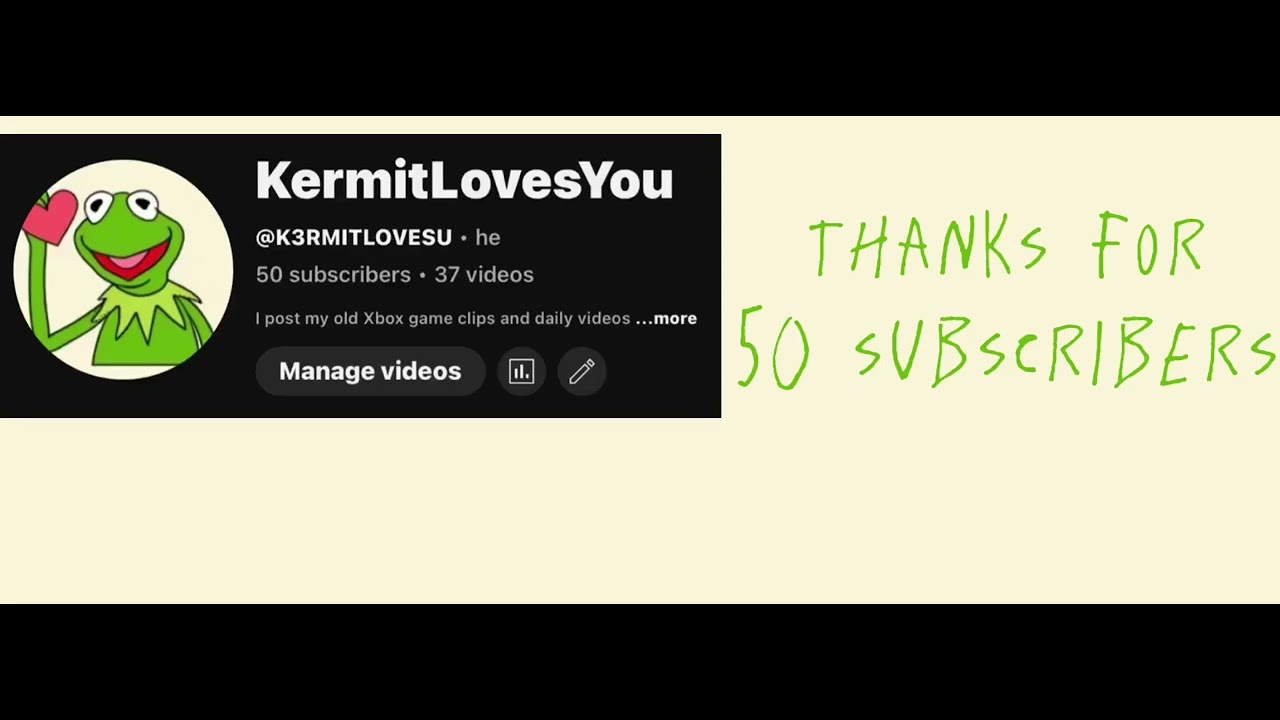 Thanks for 50 subscribers - YouTube