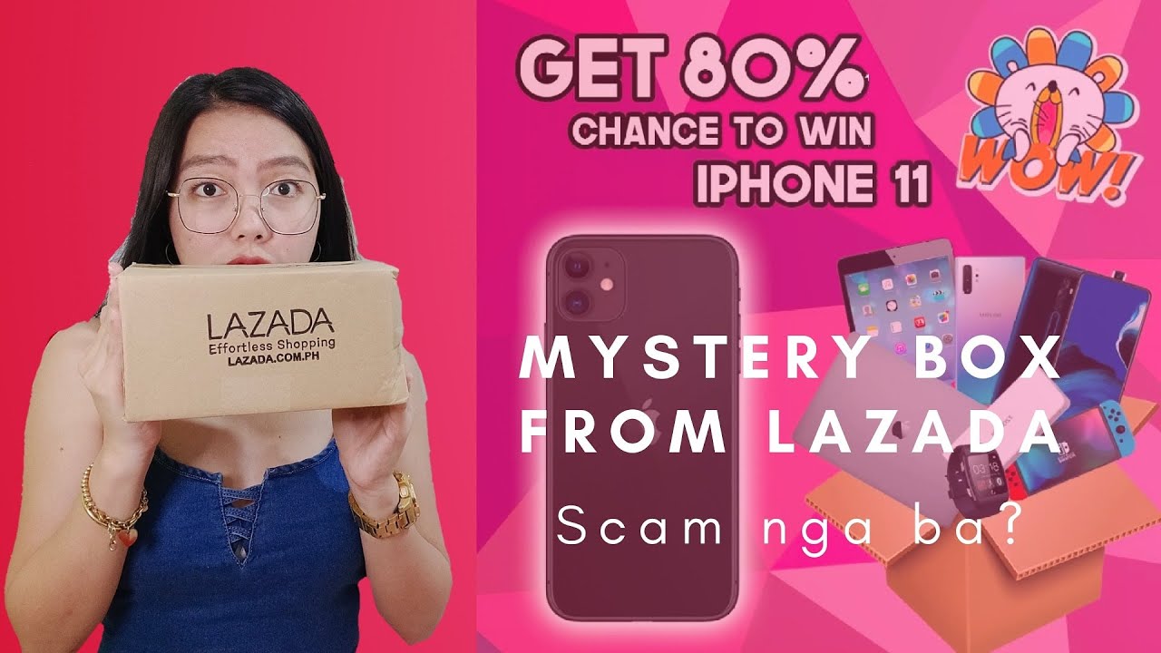 MYSTERY BOX FROM LAZADA? Scam nga ba? 🧐 - YouTube