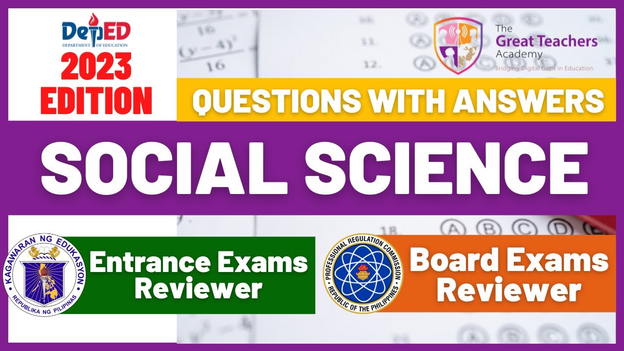 SOCIAL SCIENCE REVIEWER 2023 I Board Examination and Entrance ...
