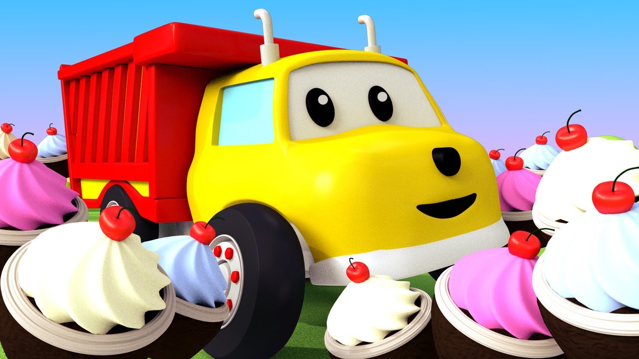 Lerne mit Ethan - Lerne Farben - Cupcakes - Ethan der Kipplaster 🚚 ...