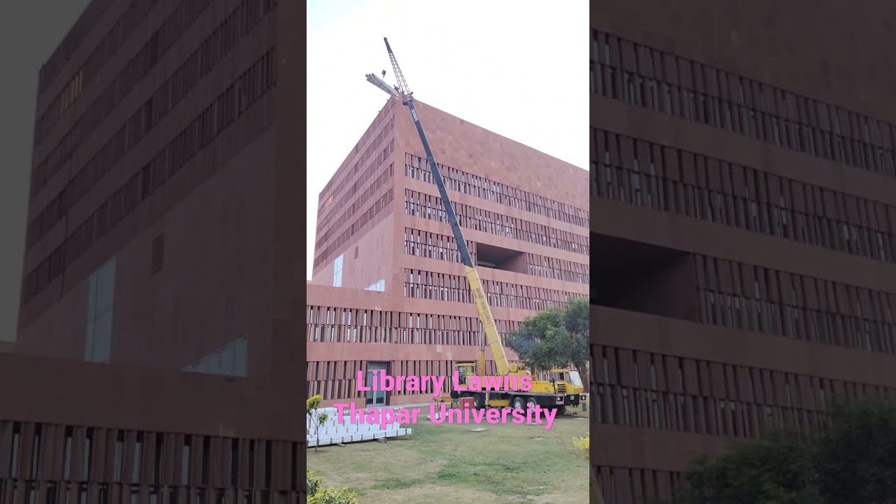 Thapar University Library Lawns #thapar #thaparuniversity - YouTube